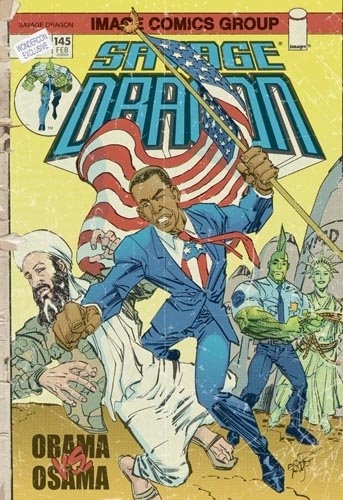 Barack Obama Vs Osama in Savage Dragon Comic! – LOYAL K.N.G.