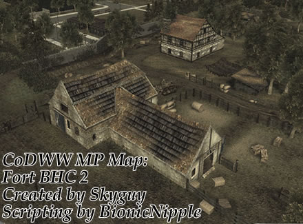 Call of Duty World at War Multiplayer Map, Fort BHC 2, Created by ...