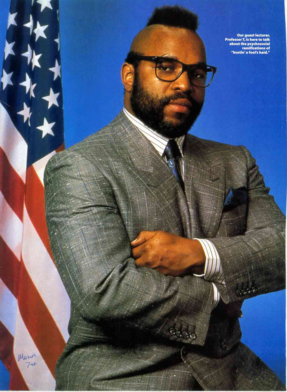 Life Lessons with Mr. T! I Pitty The Fool Who Doesn’t Listen to Mr. T ...