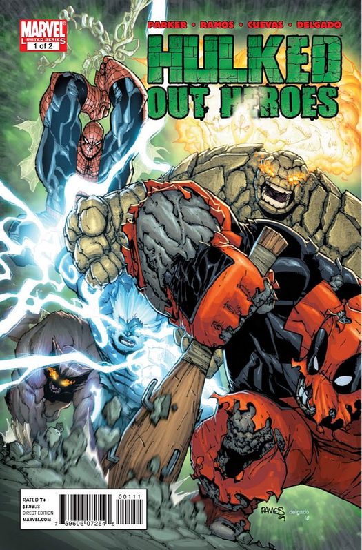 Hulked Out Heroes Marvel New Comic 2010! Spider-man, The Thing, Dead ...