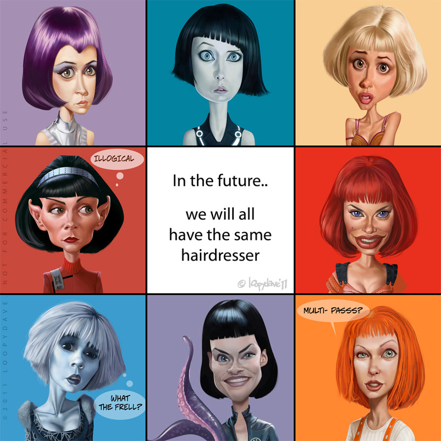 Your Future Haircut by LoopyDave! Featuring Tron’s Quorra, Star Trek ...